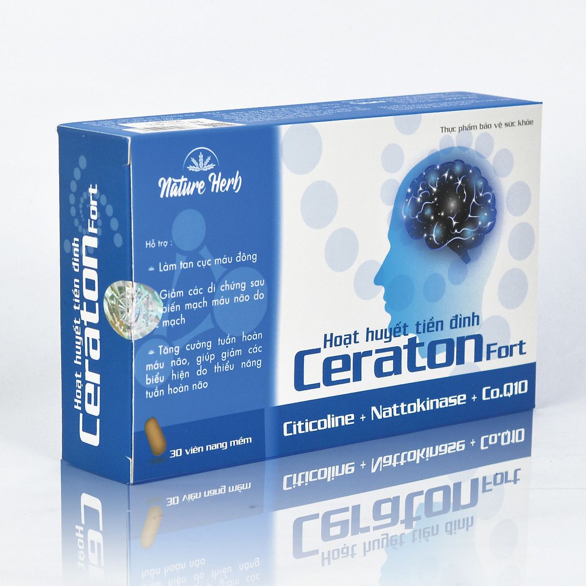 Hoạt huyết tiền đình Ceraton Fort hộp 30 viên nang mềm