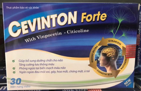Viên uống hoạt huyết, bổ não Cevinton Forte With Vinpocetin ...