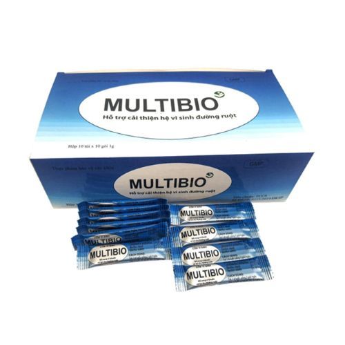 Cốm vi sinh MULTIBIO hộp 10 túi x 10 gói x 1g