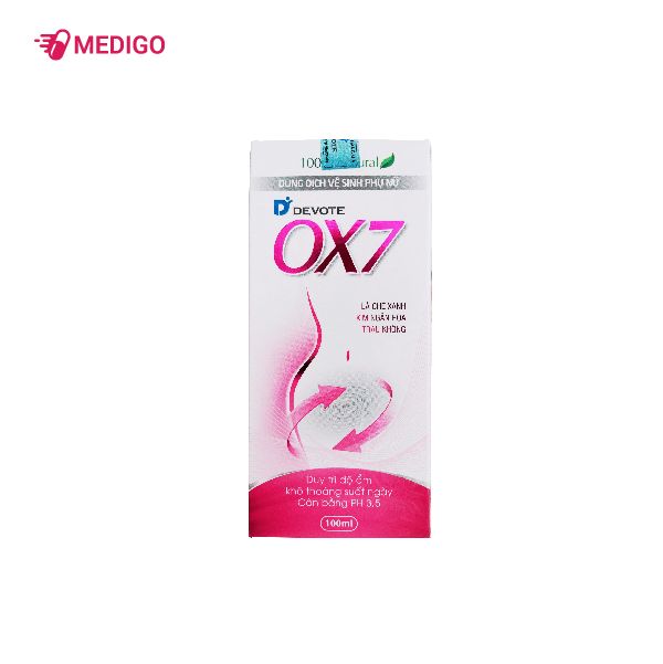 Dung dịch vệ sinh phụ nữ Devote OX7 hộp 1 chai 100ml