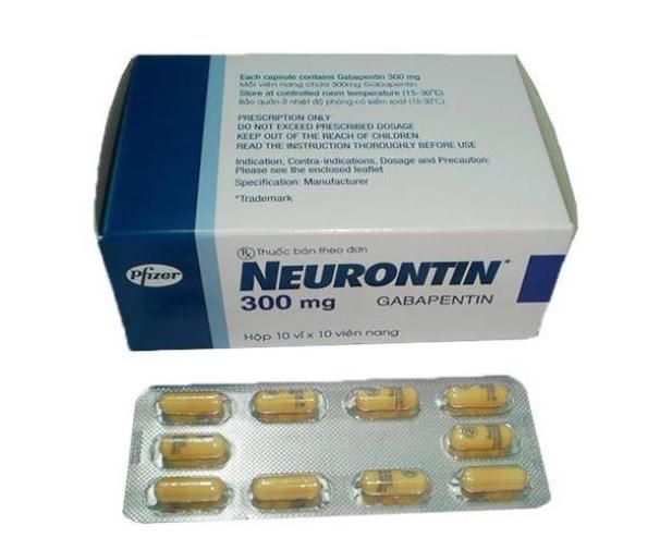 Thuốc chống động kinh Neurontin 300mg hộp 100 viên