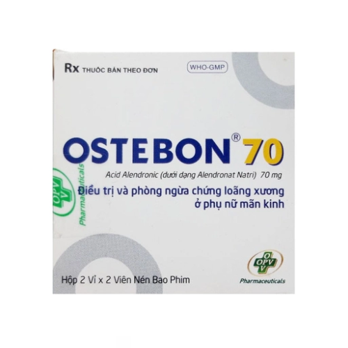 Điều trị loãng xương Ostebon 70mg OPV hộp 2 vỉ x 2 viên