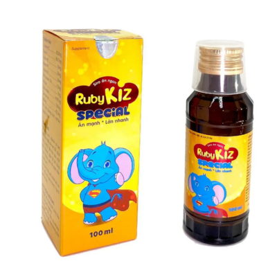 Siro nhuận phế, hỗ trợ giảm ho Ruby Kid Special hộp 1 chai 100ml