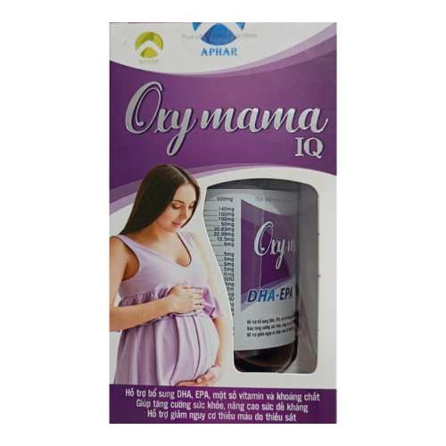 Bổ sung DHA, EPA Oxy mama IQ hộp 30 viên