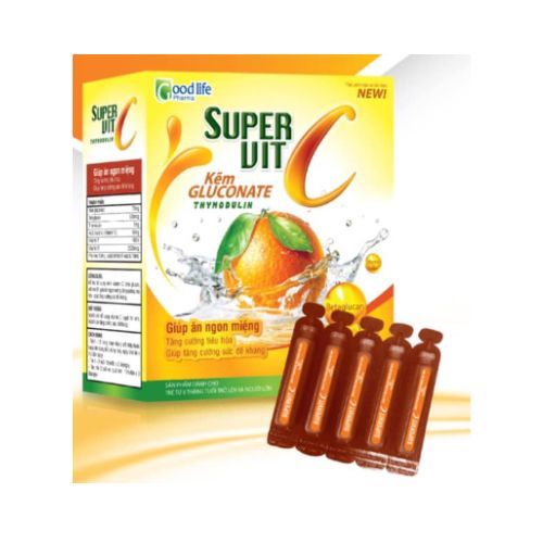 Thực phẩm bảo vệ sức khỏe SUPER VIT C Hộp 20 ống x 10ml