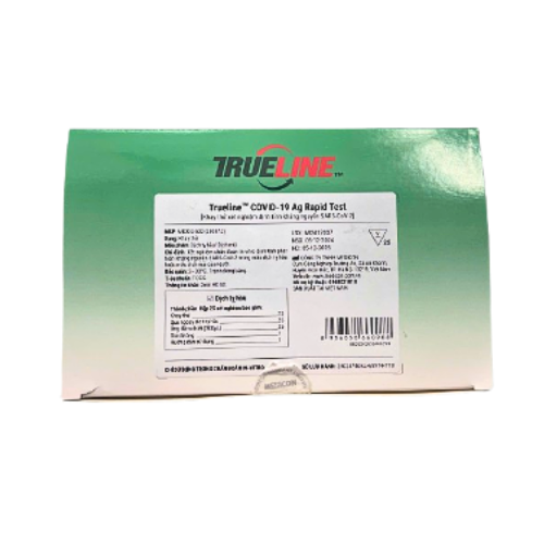 Bộ test nhanh Trueline COVID-19 Ag Rapid Test hộp 25 bộ kit