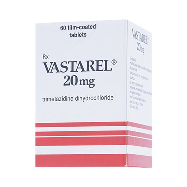Thuốc trị đau thắt ngực Vastarel 20mg hộp 1 lọ 60 viên | Medigo