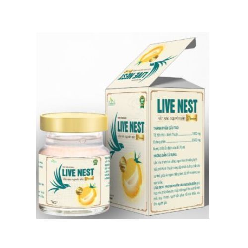 Thực phẩm bổ sung Yến sào Natulife Live Nest hộp 6 hũ x 70ml | Medigo