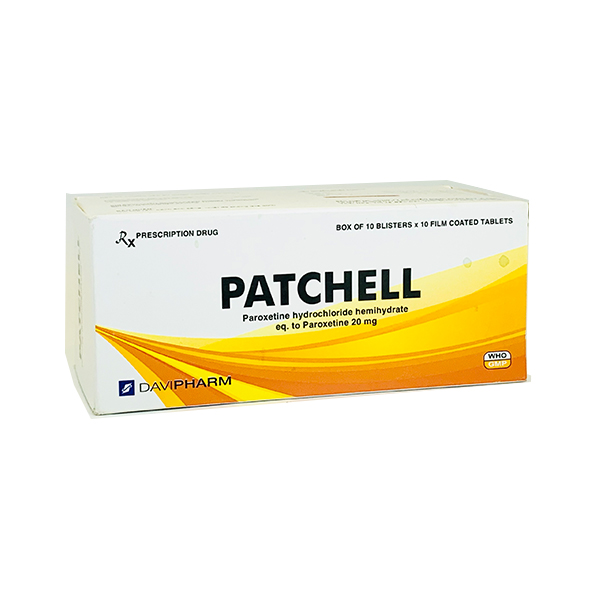 Thuốc trị trầm cảm Patchell 20mg hộp 6 vỉ x 10 viên