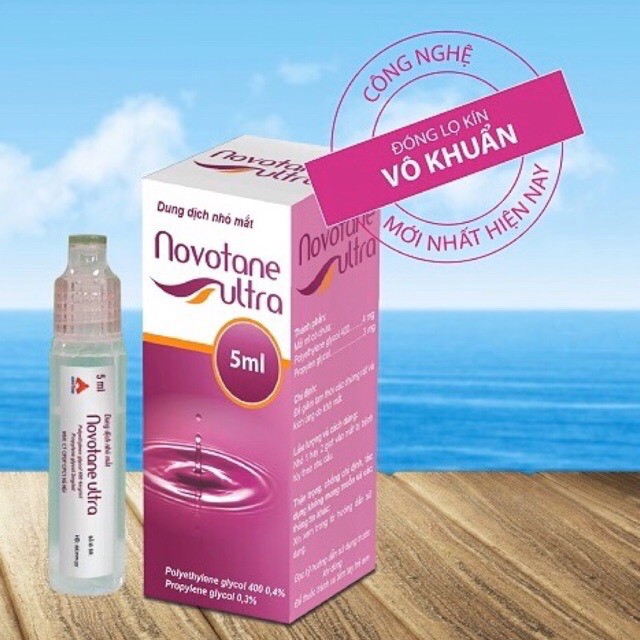 Nước mắt nhân tạo Novotane Ultra lọ 5ml | Medigo