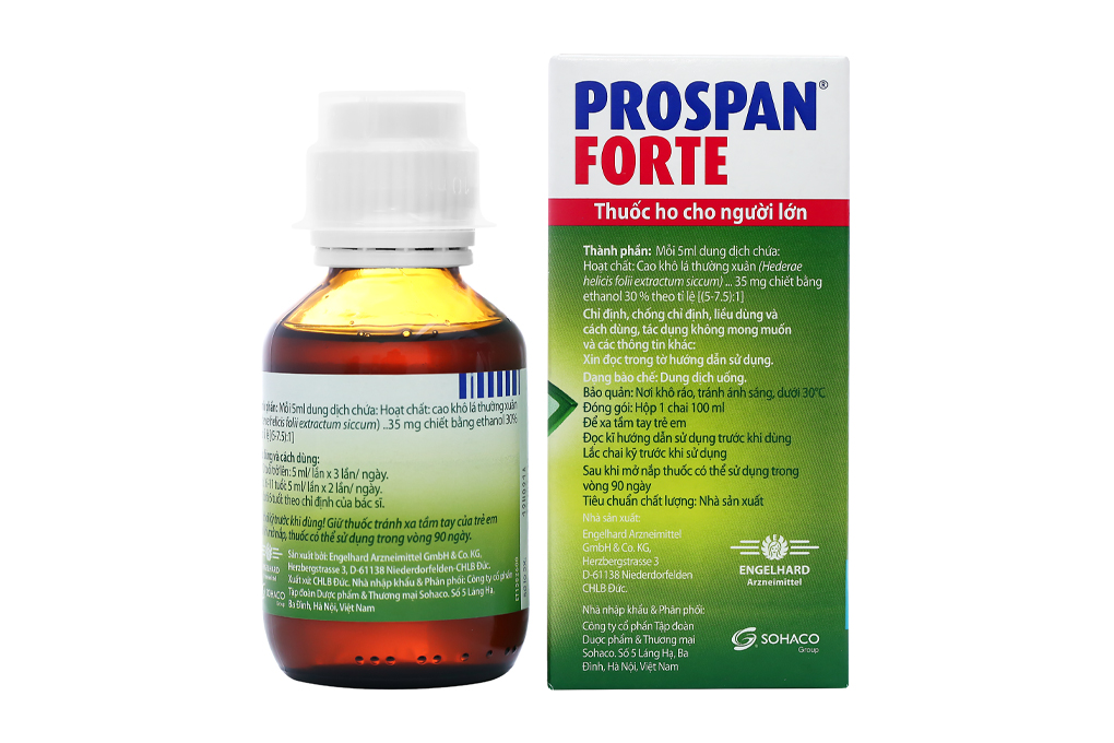 Siro ho Prospan Forte hộp 1 chai 100ml | Medigo