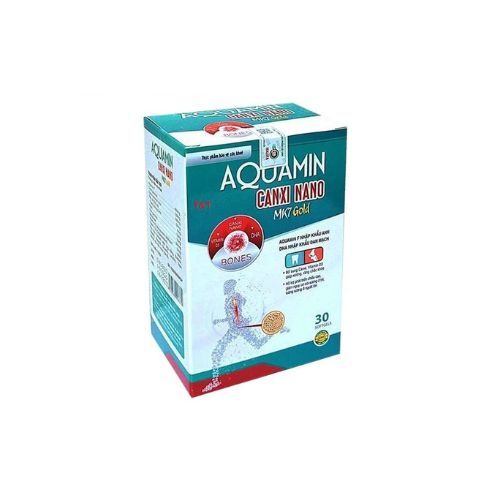 Viên uống bổ sung canxi Aquamin Canxi Nano MK7 Gold (DP Hải Linh) hộp 1 lọ 30 viên
