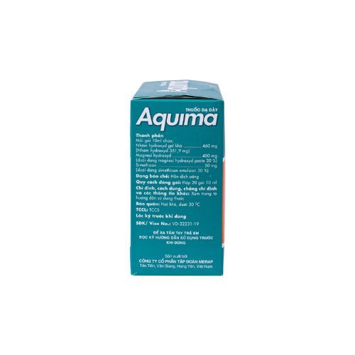 Thuốc dạ dày AQUIMA hộp 20 gói x 10ml