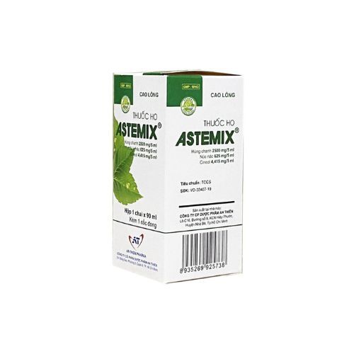 Thuốc ho Astemix hộp 1 chai 90ml | Medigo