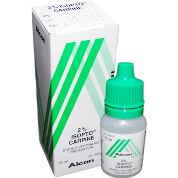 Thuốc nhỏ mắt Isopto Carpine 2% hộp 1 lọ 15ml