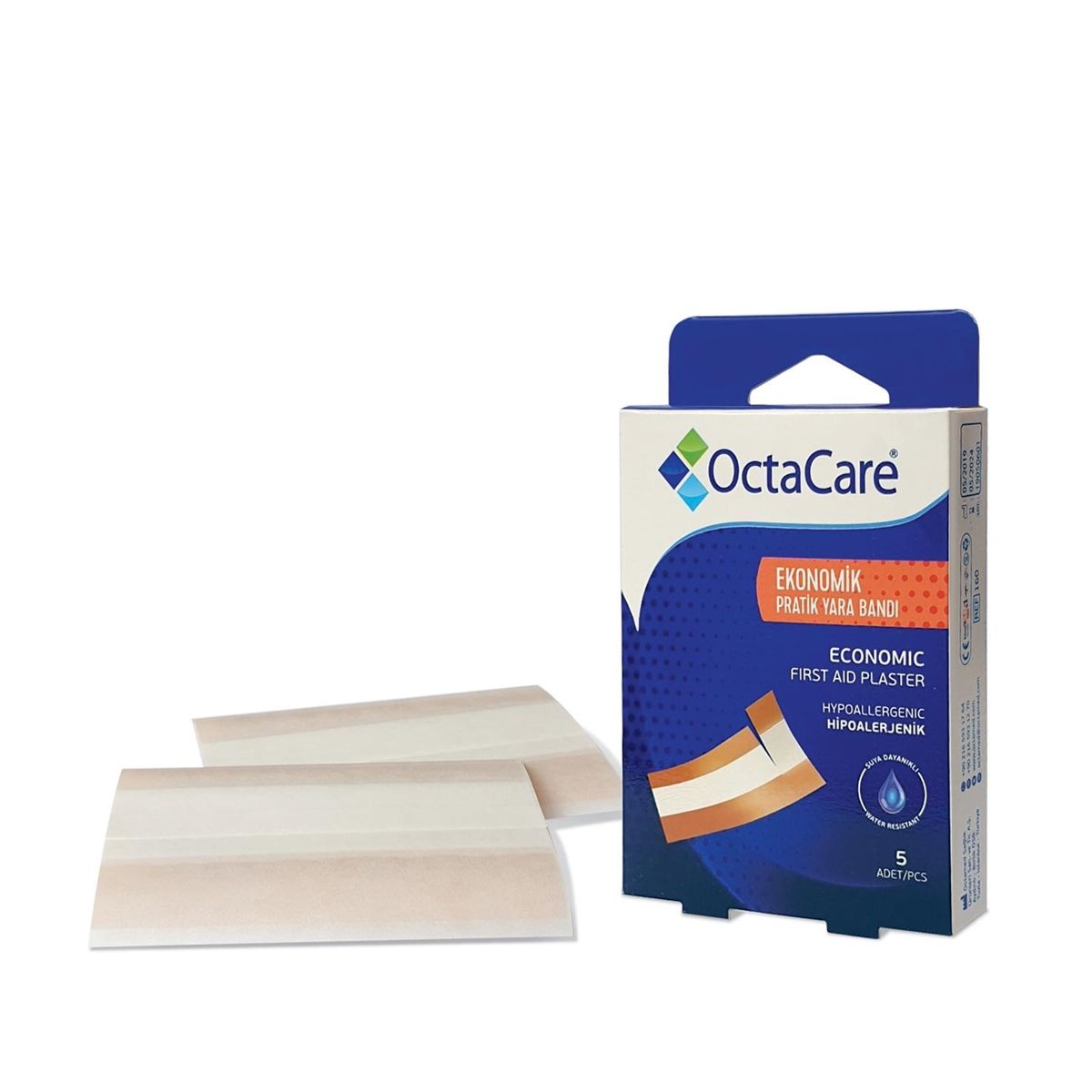 Băng dính vết thương OctaCare Economic First Aid Plaster hộp 5 miếng