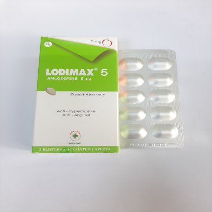 Thuốc điều trị cao huyết áp Lodimax 5 hộp 20 viên | Medigo