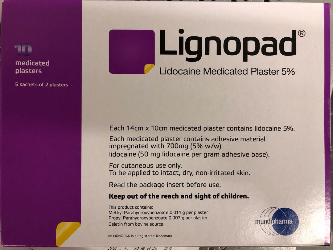 Lignopad 5% hộp 10 miếng