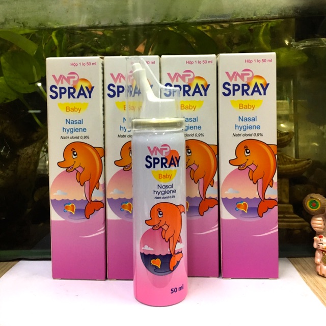 Dung dịch nước muối biển sâu VNP SPRAY Baby hộp 1 chai 100ml