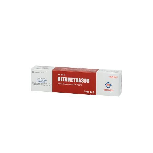 Gel bôi da BETAMETHASONE (Medipharco) hộp 1 tuýp 30g
