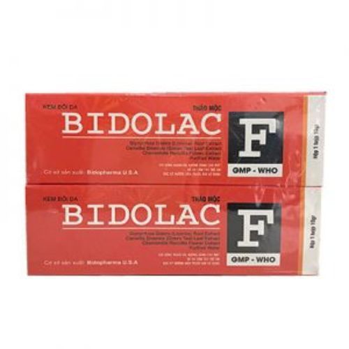 Kem bôi trị nấm da Bidolac F hộp 1 tuýp 10g