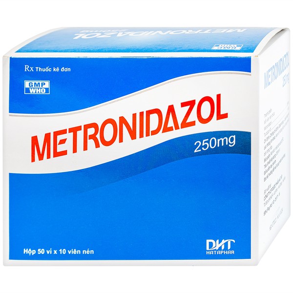 Thuốc kháng sinh METRONIDAZOL 250mg (Hà Tây) hộp 500 viên | Medigo