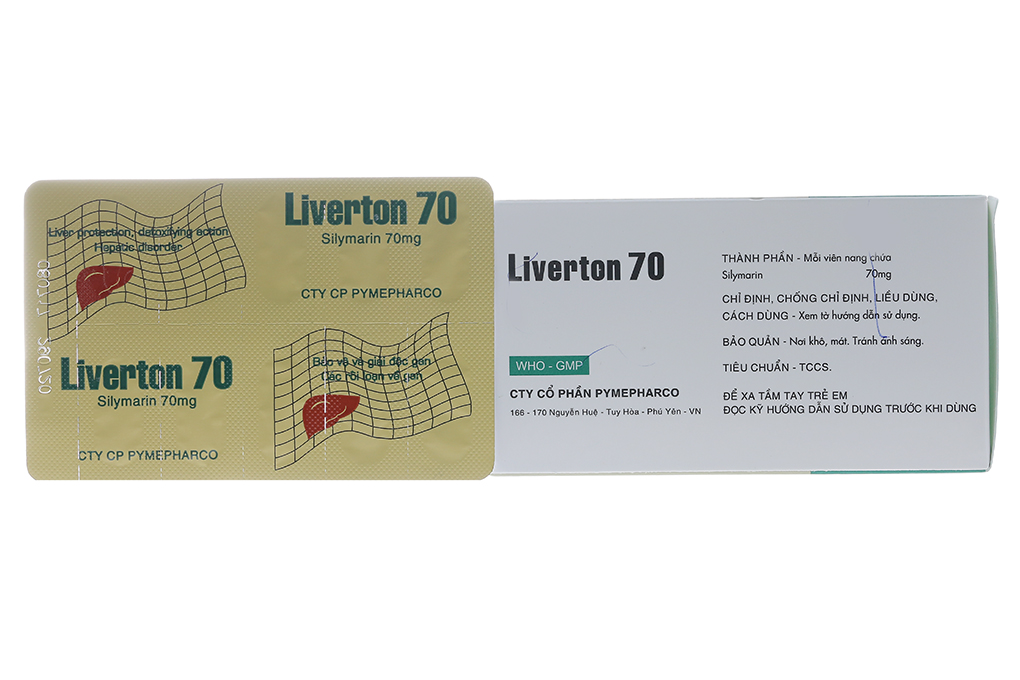 Thuốc trị bệnh gan Liverton 70mg hộp 100 viên | Medigo