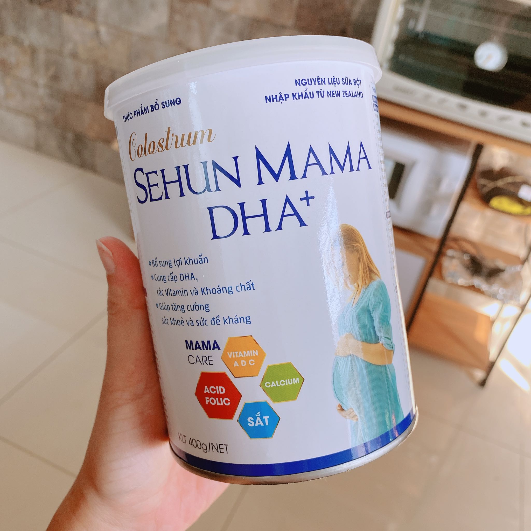 Sữa cho mẹ bầu Colostrum Sehun Mama DHA+ lon 400g | Medigo