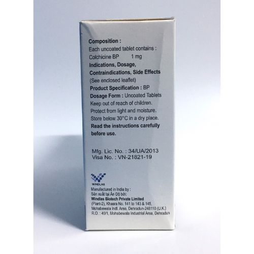 Thuốc trị gout CALCERGY hộp lớn x 10 hộp nhỏ x 1 vỉ x 10 viên