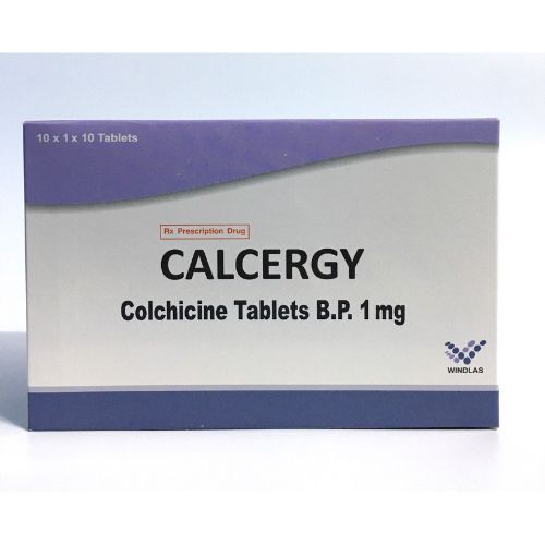 Thuốc trị gout CALCERGY hộp lớn x 10 hộp nhỏ x 1 vỉ x 10 viên