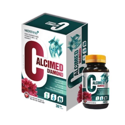 Viên uống bổ xương khớp Calcimed DIAMOND hộp 1 lọ 30 viên