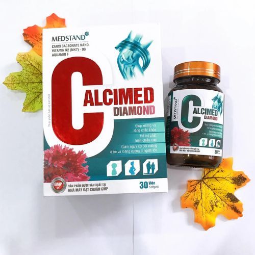 Viên uống bổ xương khớp Calcimed DIAMOND hộp 1 lọ 30 viên
