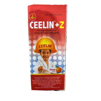 Siro Ceelin+Zn hộp 1 lọ 60ml