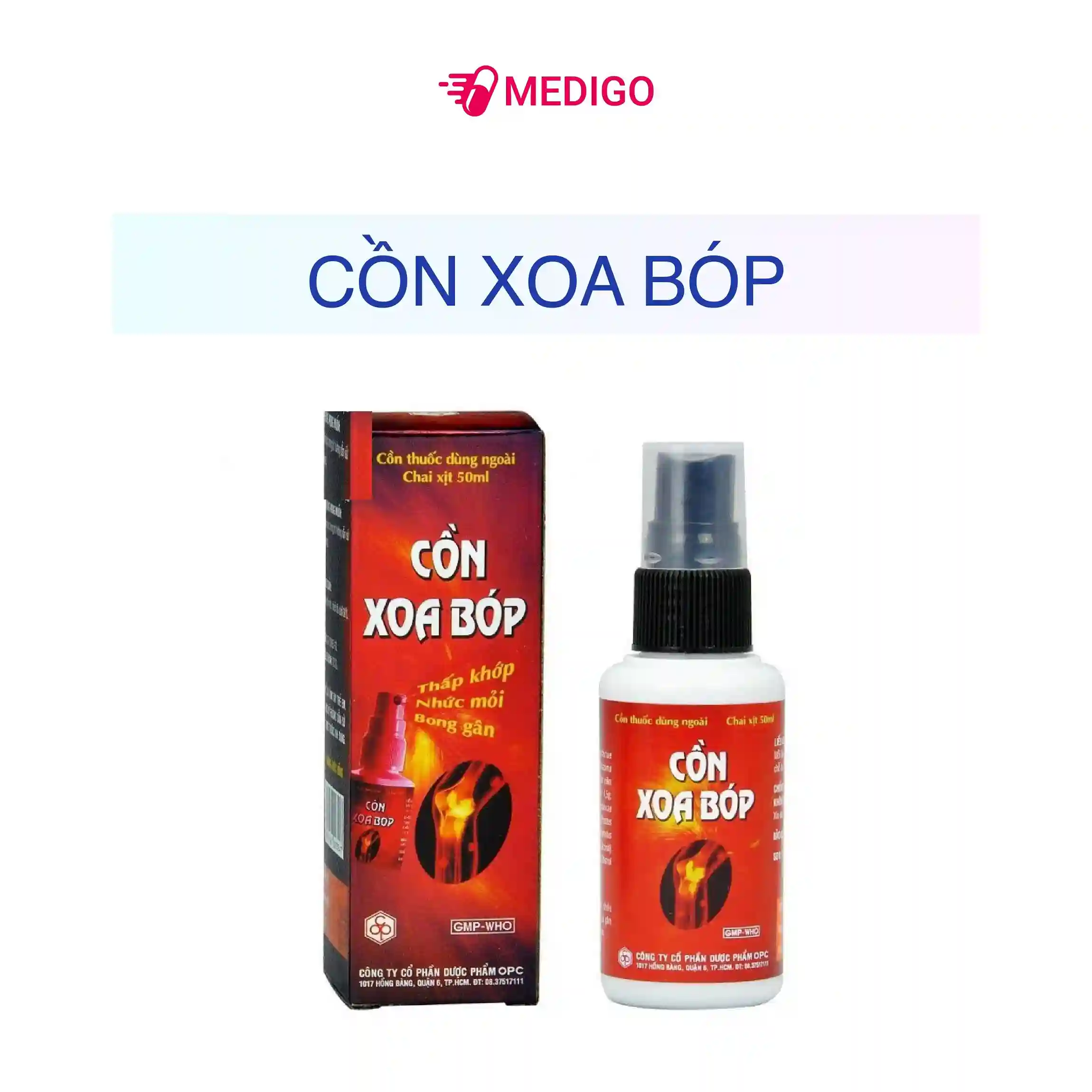 C n Xoa B p OPC H p 1 Chai 50ml Medigo C n Xoa B p OPC H p 1 Chai 50ml Medigo