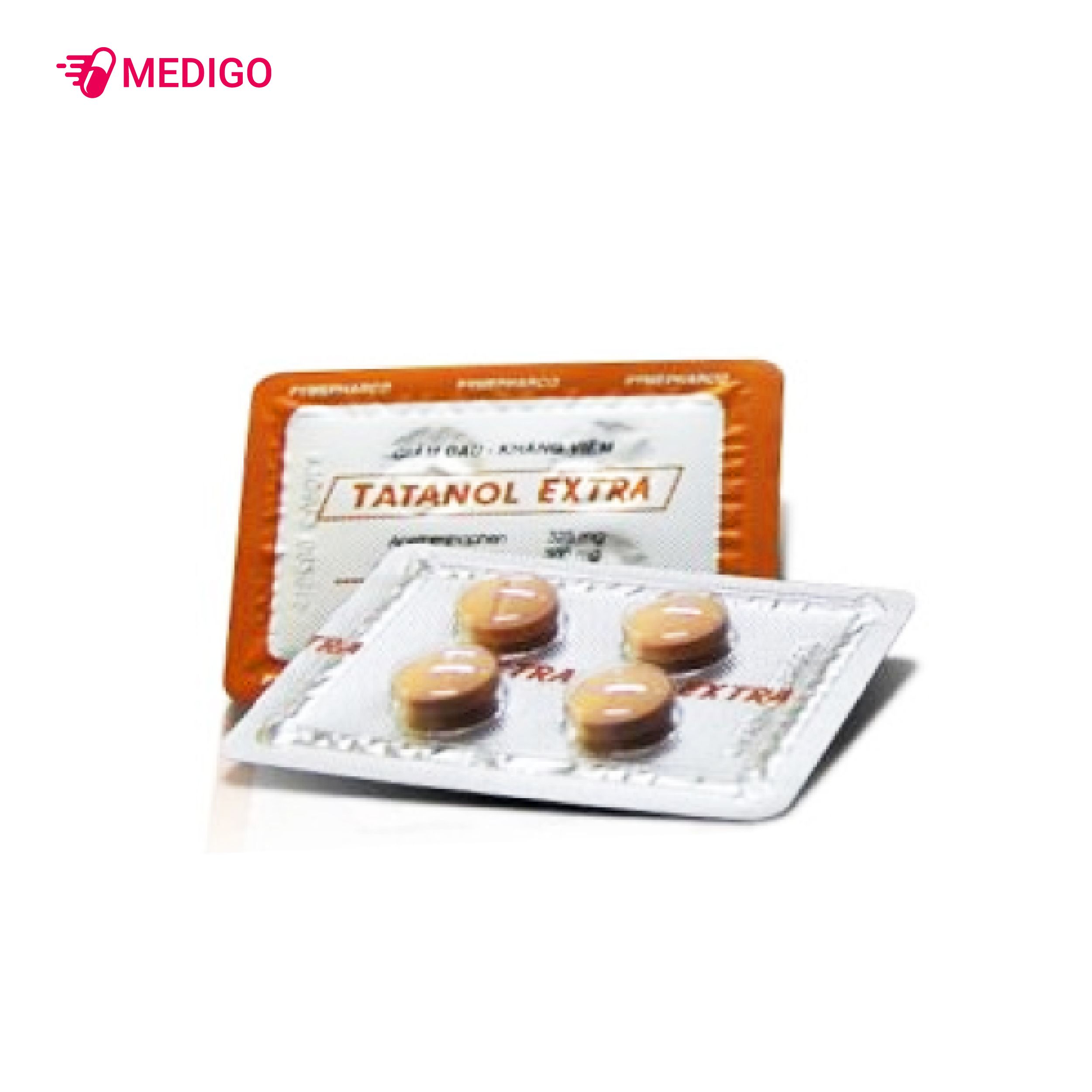 Thuốc giảm đau hạ sốt Tatanol Extra hộp 80 viên | Medigo