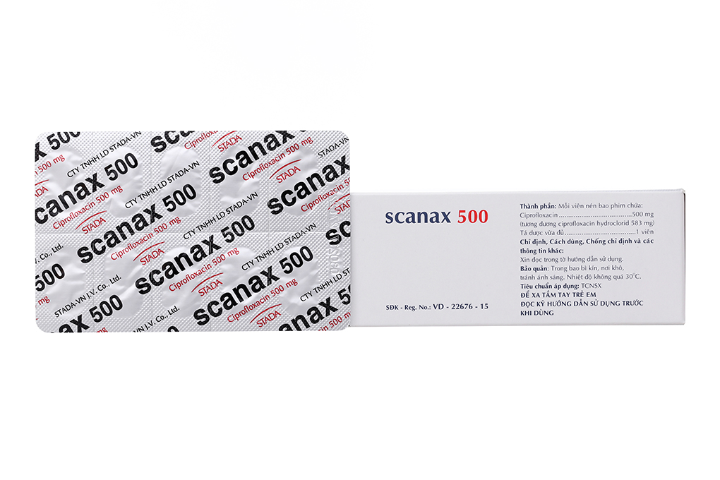 Thuốc kháng sinh Scanax 500 hộp 50 viên | Medigo