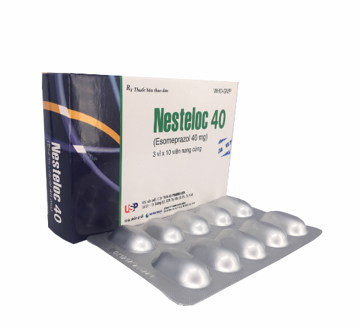 Thuốc tác dụng trên đường tiêu hóa Nesteloc 40 hộp 30 viên