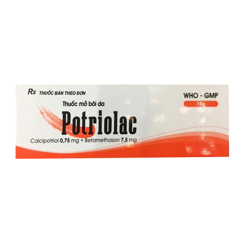 Thuốc mỡ bôi da Potriolac hộp 1 tuýp 15g | Medigo