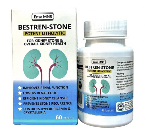 Viên uống bổ thận BESTREN - STONE hộp 1 lọ 60 viên nén