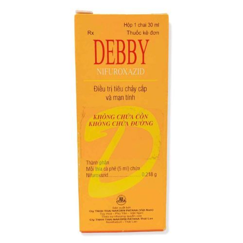 Thuốc điều trị tiểu chảy cấp và mạn tính Debby 30ml hộp 1 chai 30ml