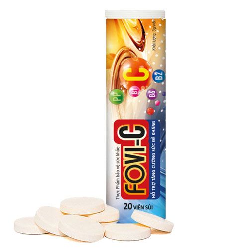 Viên sủi tăng cường sức đề kháng Fovi-C tuýp 20 viên sủi | Medigo