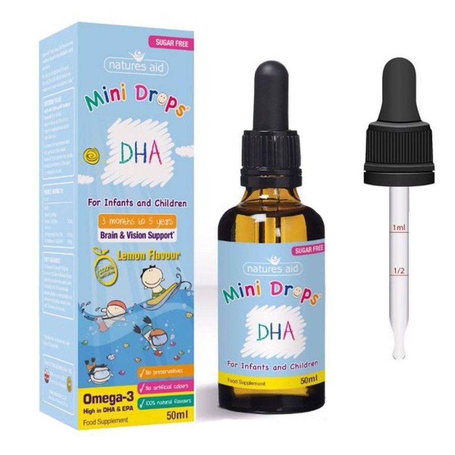 Dung dịch uống bổ sung DHA cho bé Mini Drops DHA Drops lọ 50ml | Medigo