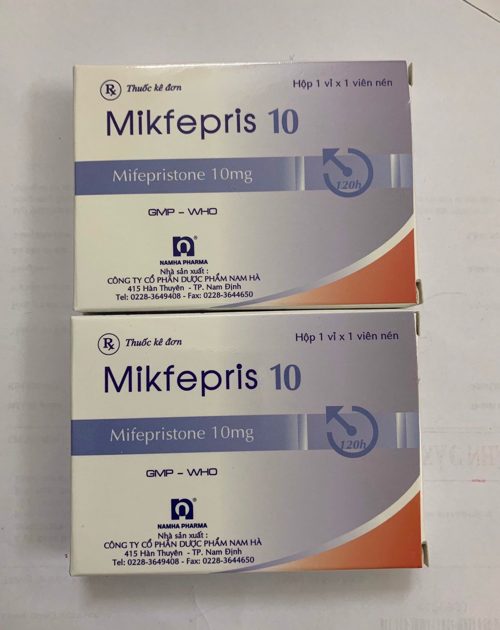 Thuốc tránh thai khẩn cấp Mikfepris 10 hộp 1 viên | Medigo