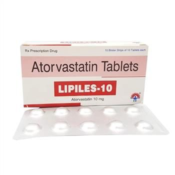 Thuốc trị rối loạn lipid máu LIPILES - 10 hộp 10 vỉ x 10 viên nén bao ...