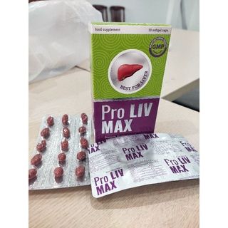 Viên uống bổ gan Pro Liv Max hộp 2 vỉ x 15 viên