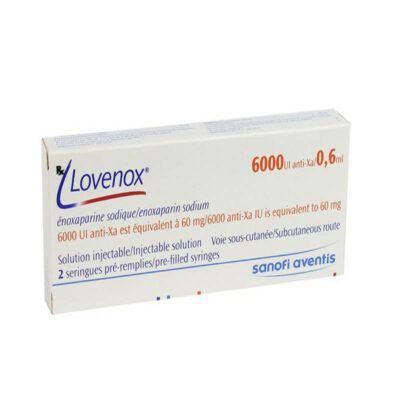 Thuốc tiêm Lovenox 6000 anti-Xa IU/0.6ml hộp 2 ống