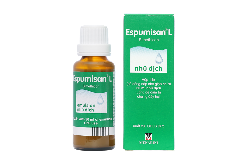 Siro tri đầy hơi, khó tiêu Espumisan L 40mg/ml hộp 1 chai 30ml | Medigo