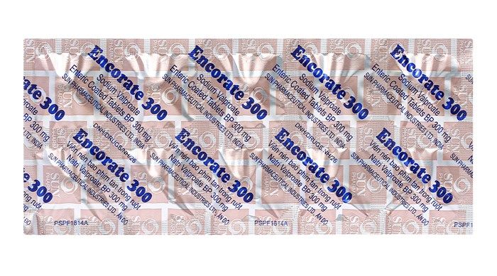 Thuốc chống động kinh Encorate 300 hộp 50 viên