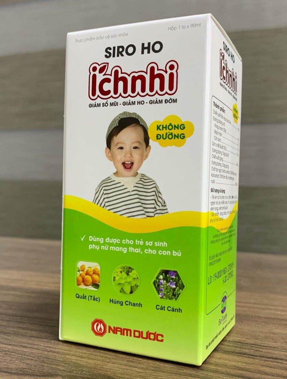 Siro ho Ích Nhi không đường hộp 1 chai 100ml | Medigo