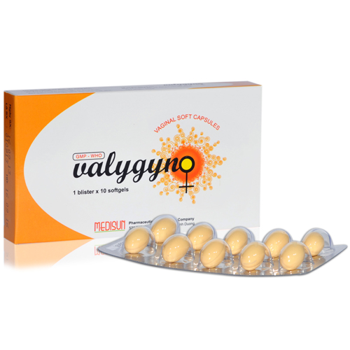 Viên đặt âm đạo Valygyno hộp 10 viên | Medigo